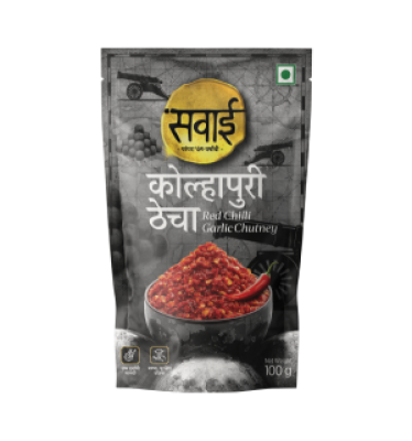 Sawai Kolhapuri Thecha (Red Chilli Garlic Chutney) || ShopG - Indian ...